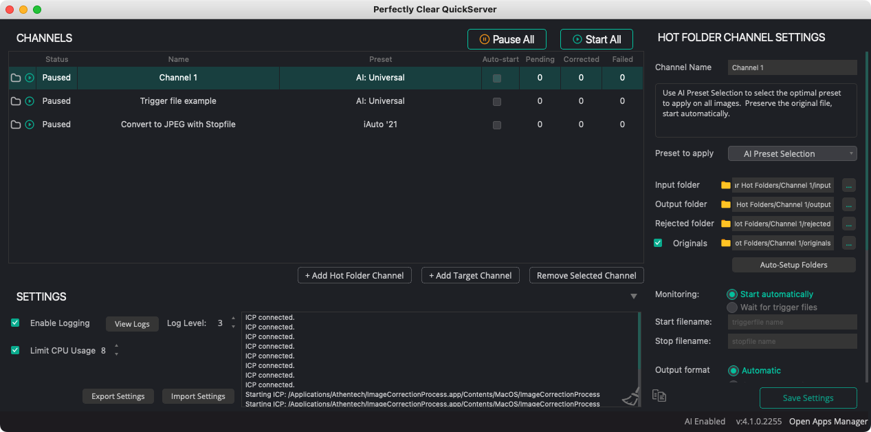 QuickServer | Automatic Photo Correction Software | EyeQ
