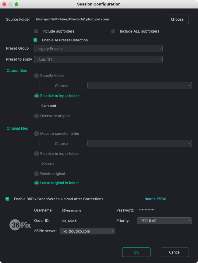 Using Session Configuration in QuickDesk | EyeQ